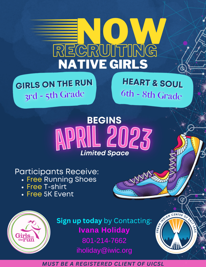 Recruiting Native Girls for Running Group! – Urban Indian Center